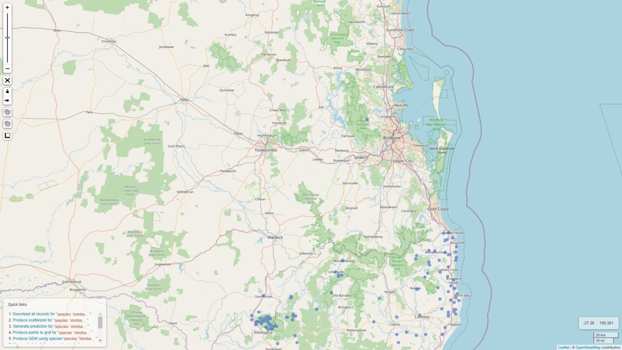 Australian Wombat Distribution with maps and detailed explanation ...