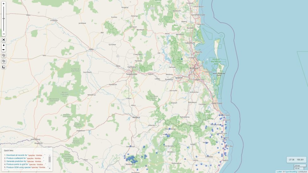 Australian Wombat Distribution with maps and detailed explanation ...